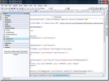 UpdateProgress ASP .NET (AJAX)